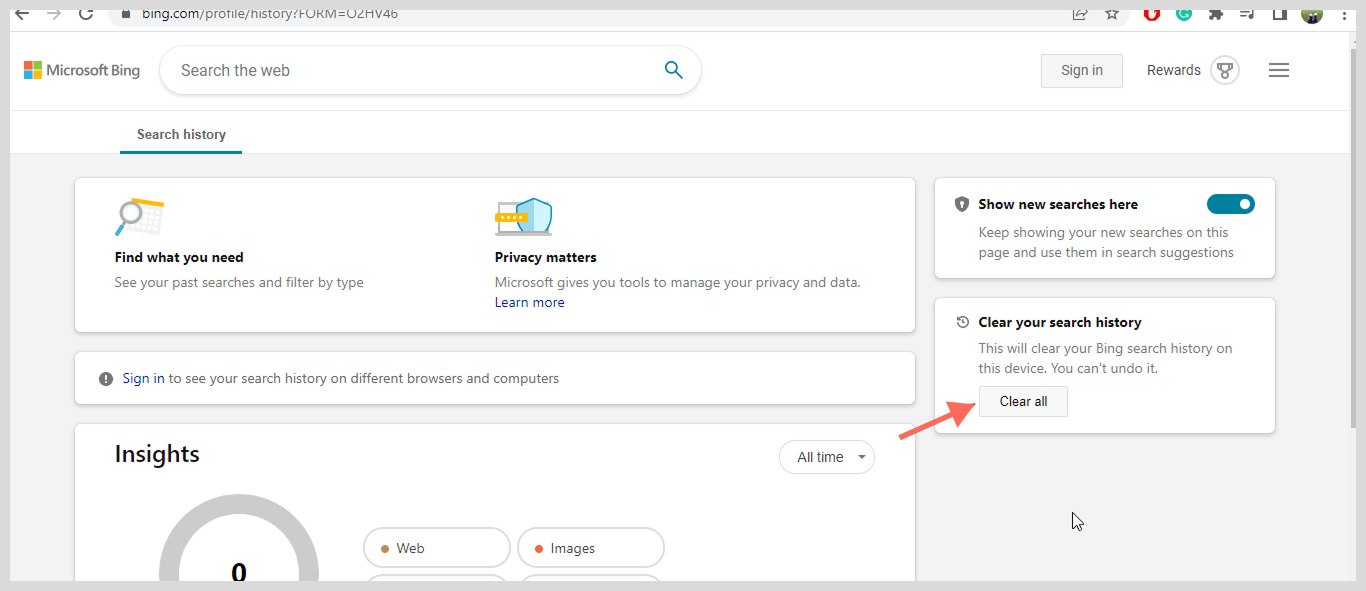 How to Delete Bing History (and Turn It Off) - PrivacySavvy
