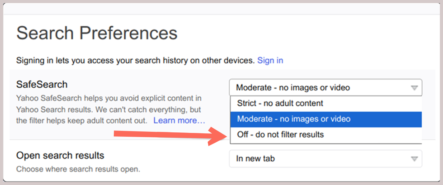 How to Turn Off SafeSearch on Google, Bing, DuckDuckGo, Yahoo